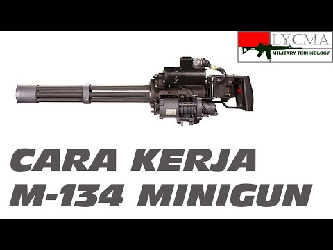 Cara Kerja M134 Minigun / Gatling Gun