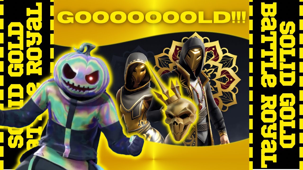 Going for gold in Fortnite Solid Gold - YouTube