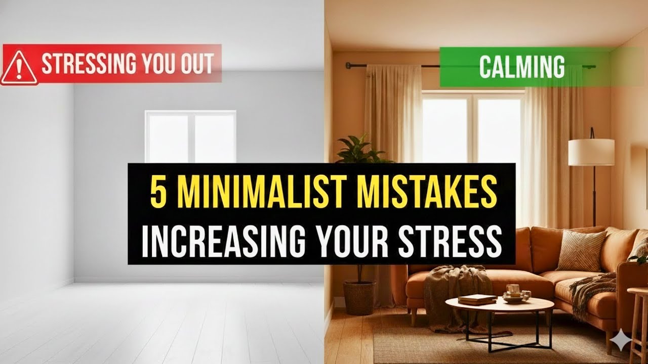 5 Minimalist Decor Mistakes That Secretly Increase Your Stress - YouTube