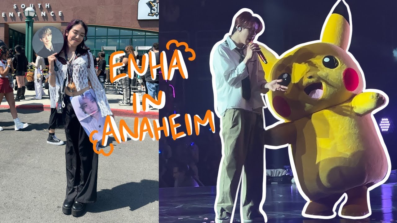 enhypen in anaheim! fate plus tour 🌼 || 4/24/2024 CONCERT VLOG (4K ...