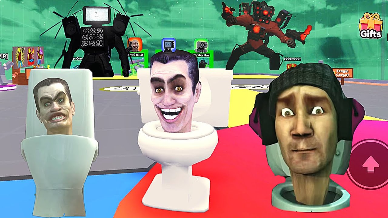 PART 2 SKIBIDI TOILET RACE CLICKER CHALLENGE ROBLOX… - YouTube