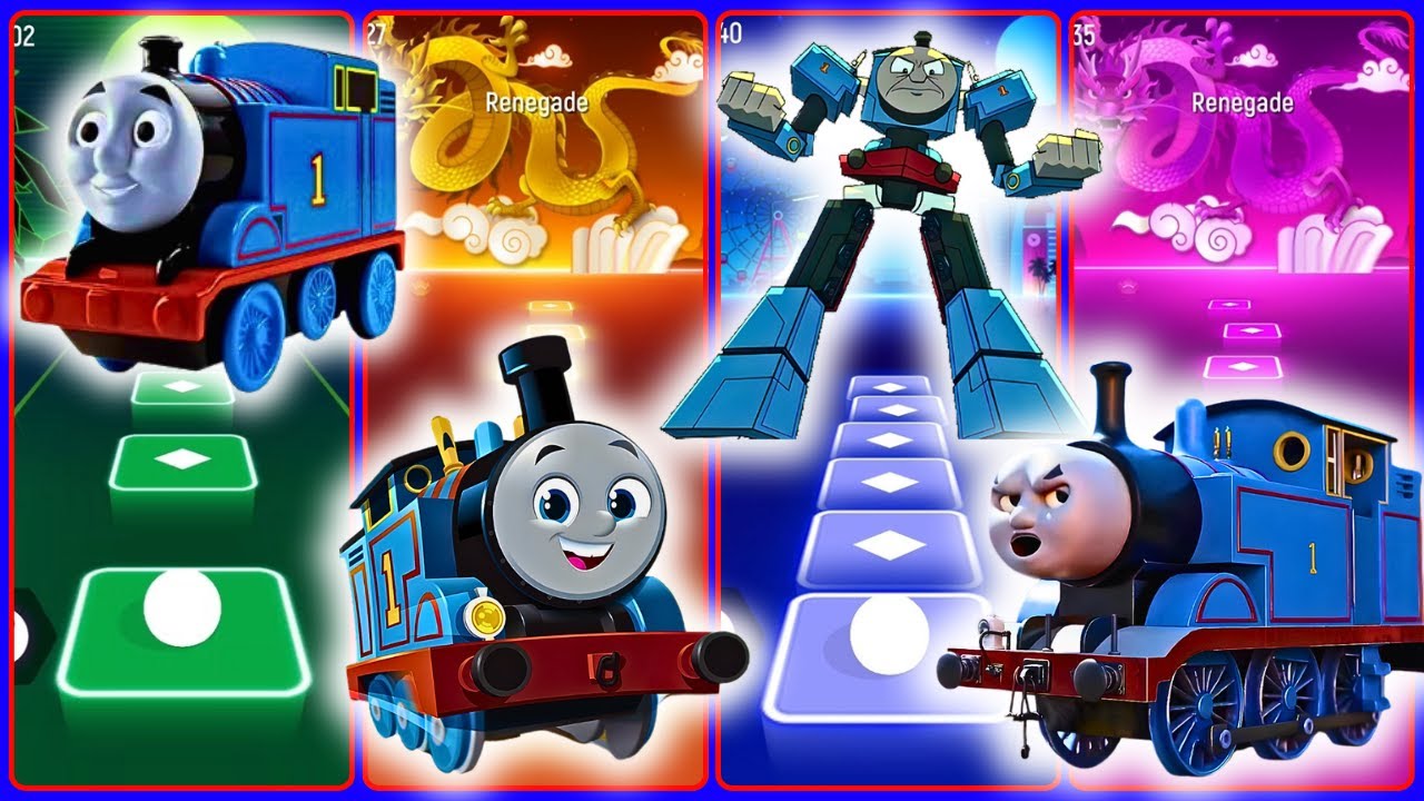 Thomas Tomika vs Thomas Cartoon vs Thomas the Tank Engine Cartoon vs ...