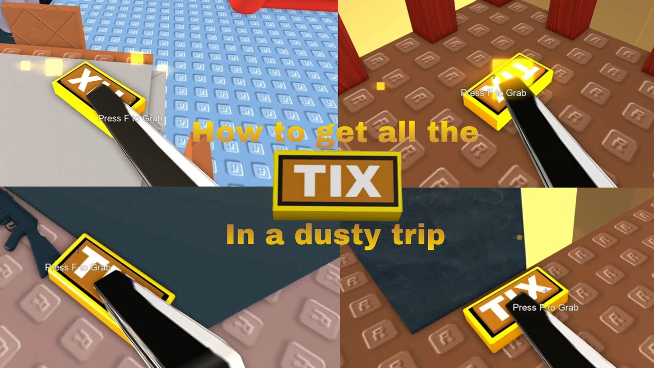 All TIX locations in a Dusty Trip *Classic Event* ! - YouTube