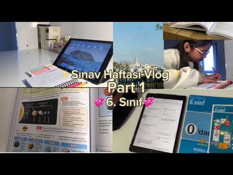 Sınav Haftası Vlog💯💯#6.sınıfdersçalışmagünlükleri2￼🤍🤍 Busenur Yavuz