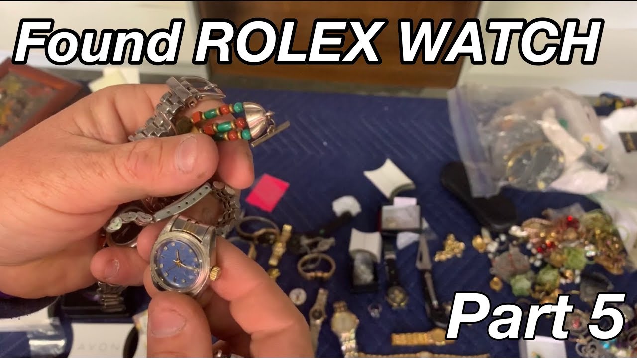 FOUND ROLEX WATCH i bought an abandoned storage locker huge treasure ...