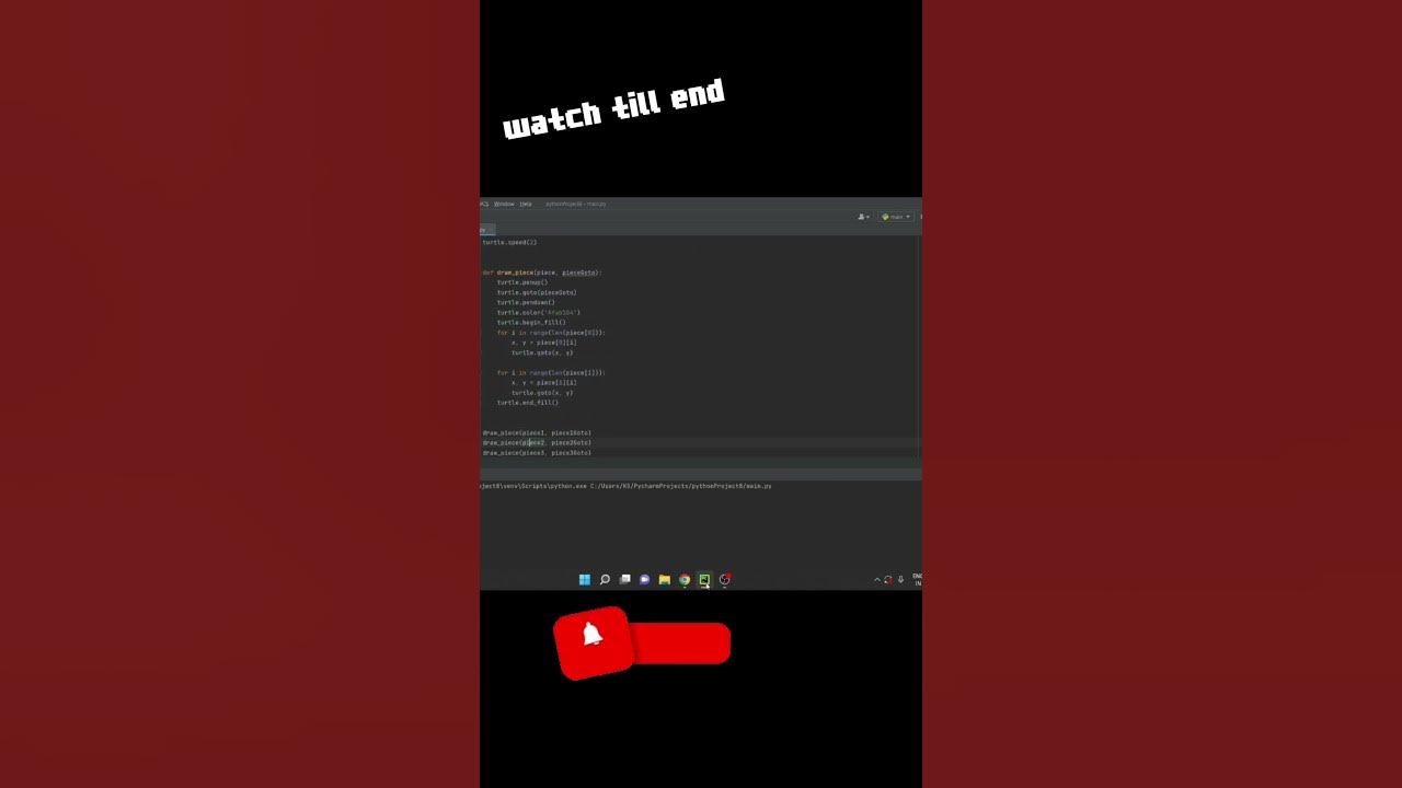 Day-6 iron man face using python (turtle) #100daysofcode #trending #shorts #ironman #avengers ...