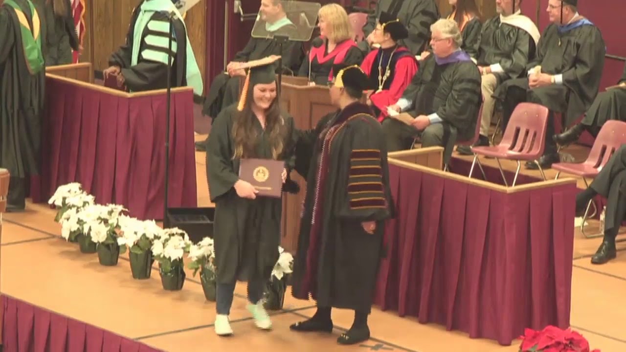 Commencement Ceremony Fall 2019 - Math & Science Degrees - YouTube