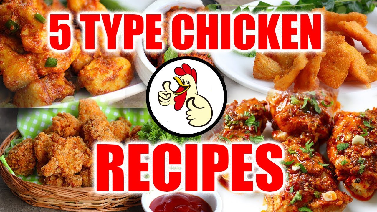 CHICKEN RECIPES INDIAN STYLE 5 TYPE YouTube chicken-recipes-indian-style-5-type-youtube
