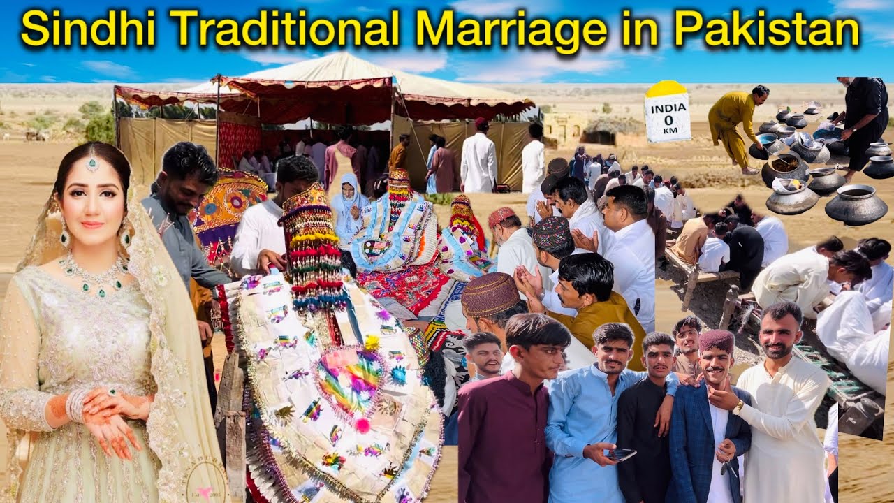 Sindhi Traditional Marriage Ceremony in Desert Village in Sindh ...