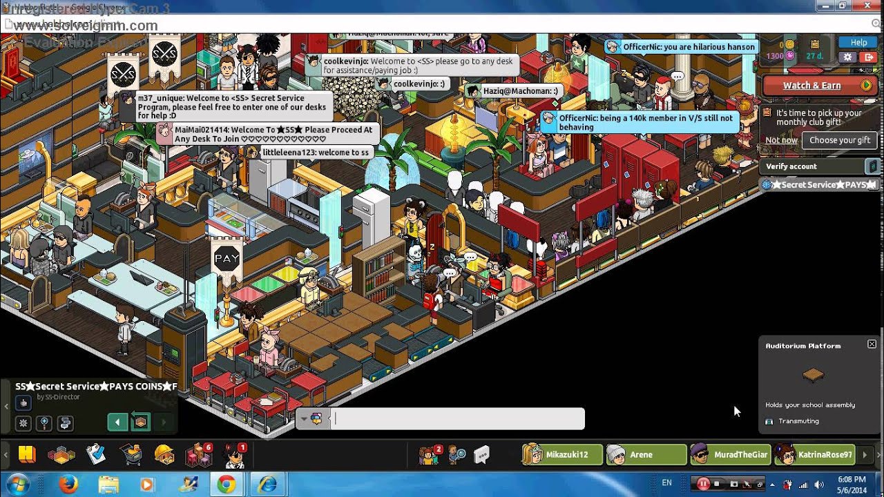 Habbo Secret Service trashed. - YouTube