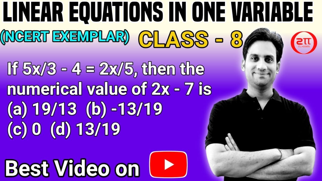 If 5x 3 4 2x 5 Then The Numerical Value Of 2x 7 Is a 19 13 b