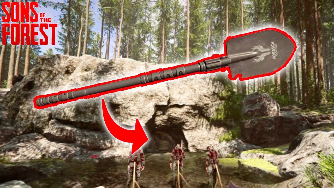 How to find SHOVEL Location Guide - Sons of the Forest - YouTube