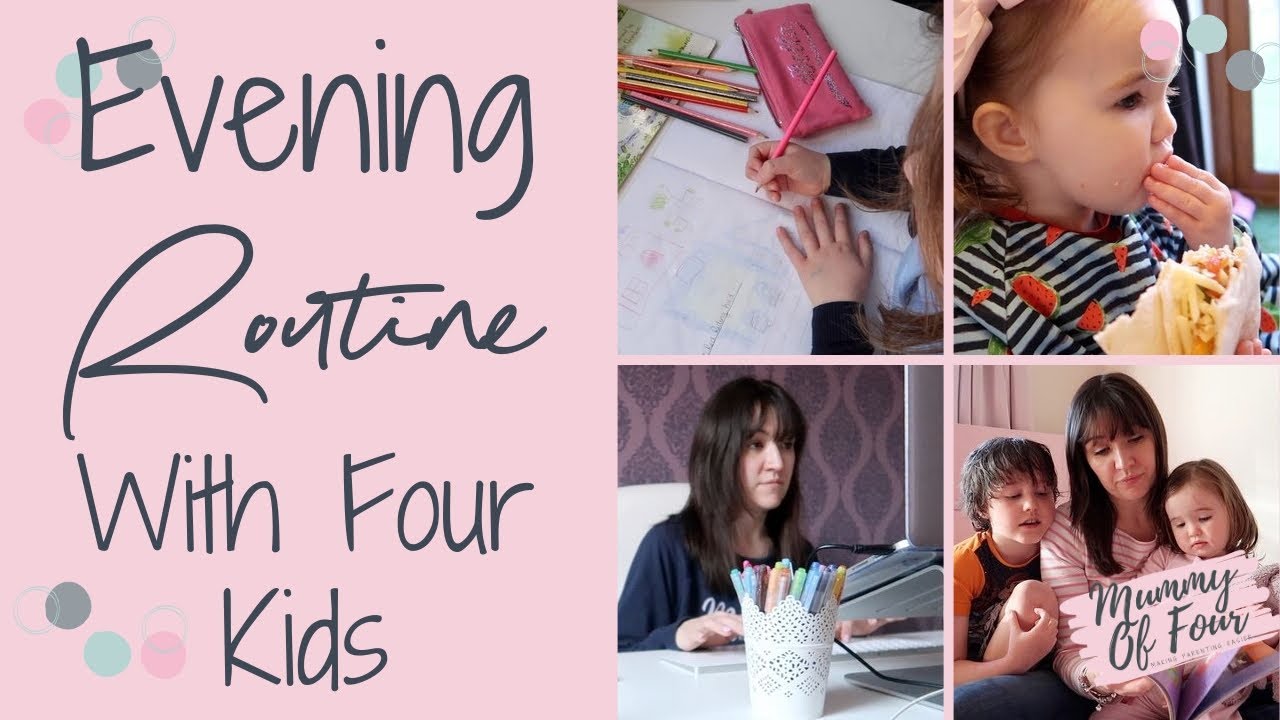 AFTER SCHOOL EVENING ROUTINE FOR LARGE FAMILIES | BEDTIME ROUTINE WITH ...