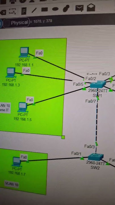Vlan lab in cisco packet tracer for multiple vlan #ciscoccna #networksimulation #ciscose - YouTube