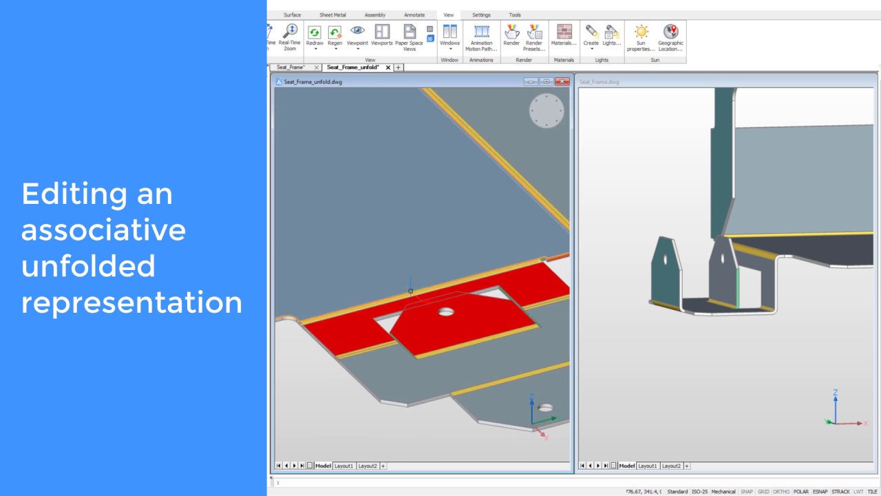 How To Edit Sheet Metal In 2D And 3D At The Side By Side BricsCAD Mechanical YouTube How To Edit Sheet Metal In 2D And 3D At The Side By Side BricsCAD Mechanical YouTube
