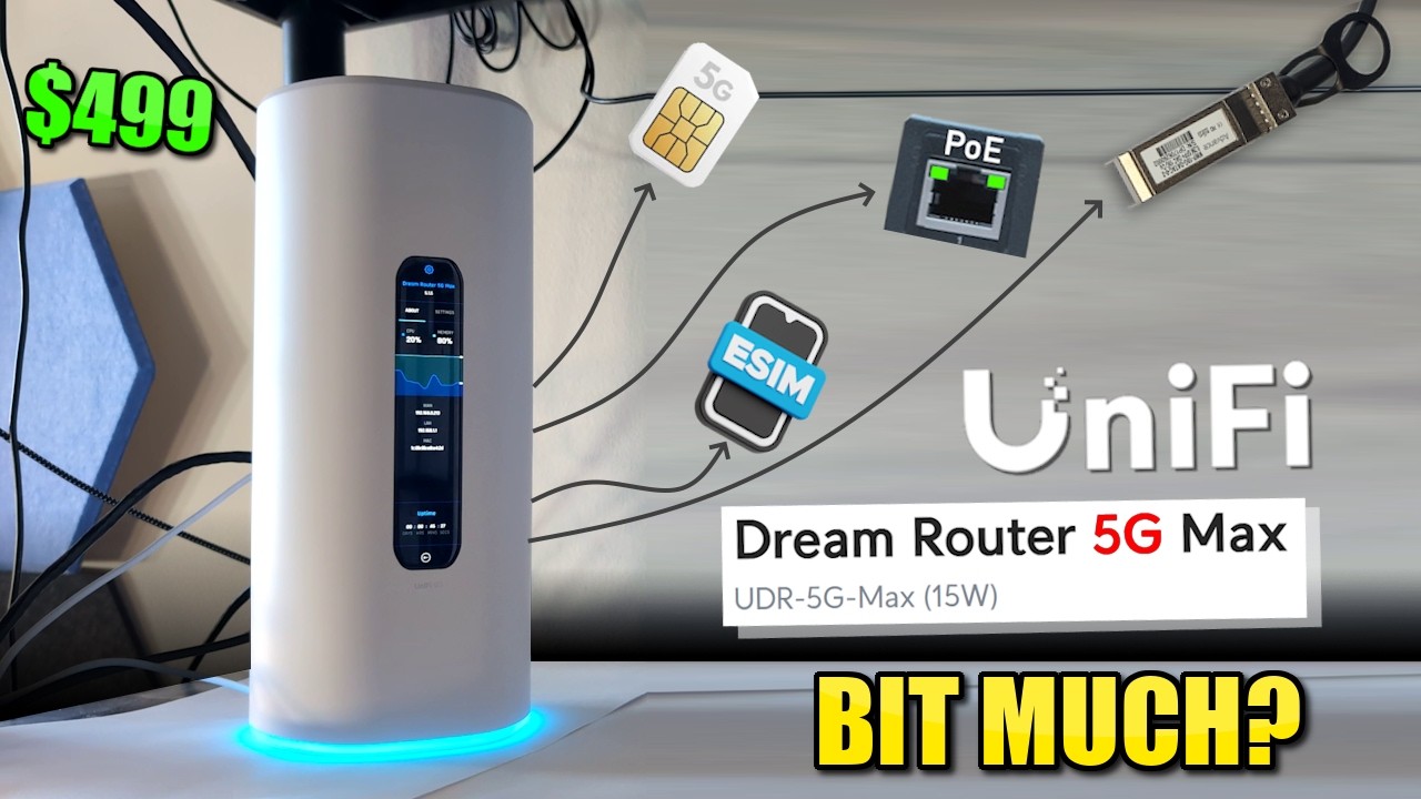 UniFi Dream Router 5G Max Review - ULTIMATE FAILOVER? - YouTube