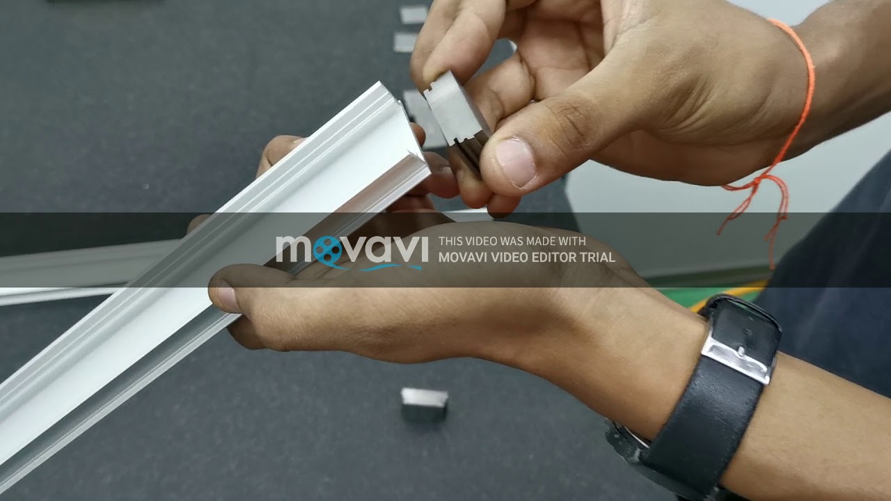 Aluminum extrusion dimension checking using Go and No Go Gauge - YouTube