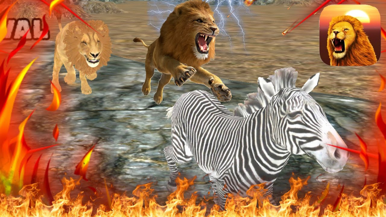 Lion Simulator 3D Gameplay | Lion Games | Lion Simulator | Animal ...