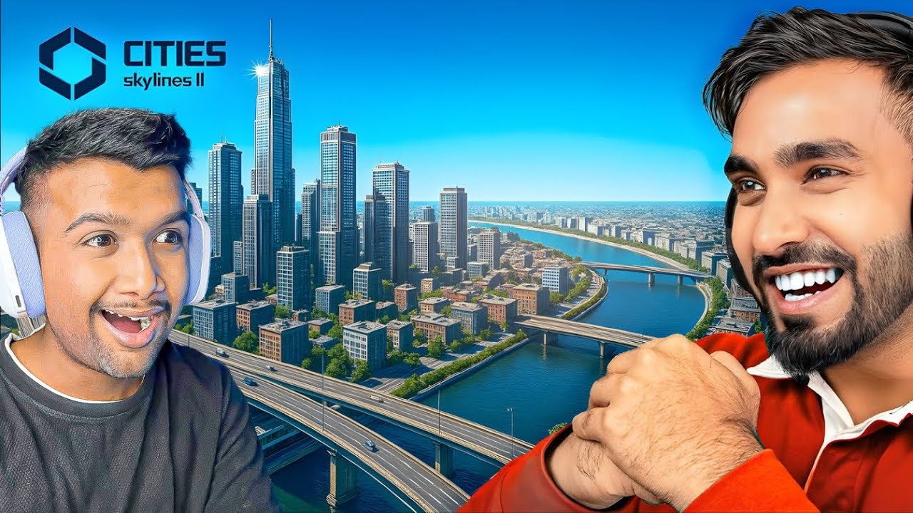 I BUILD MY NEW CITY WITH @TechnoGamerzOfficial - YouTube