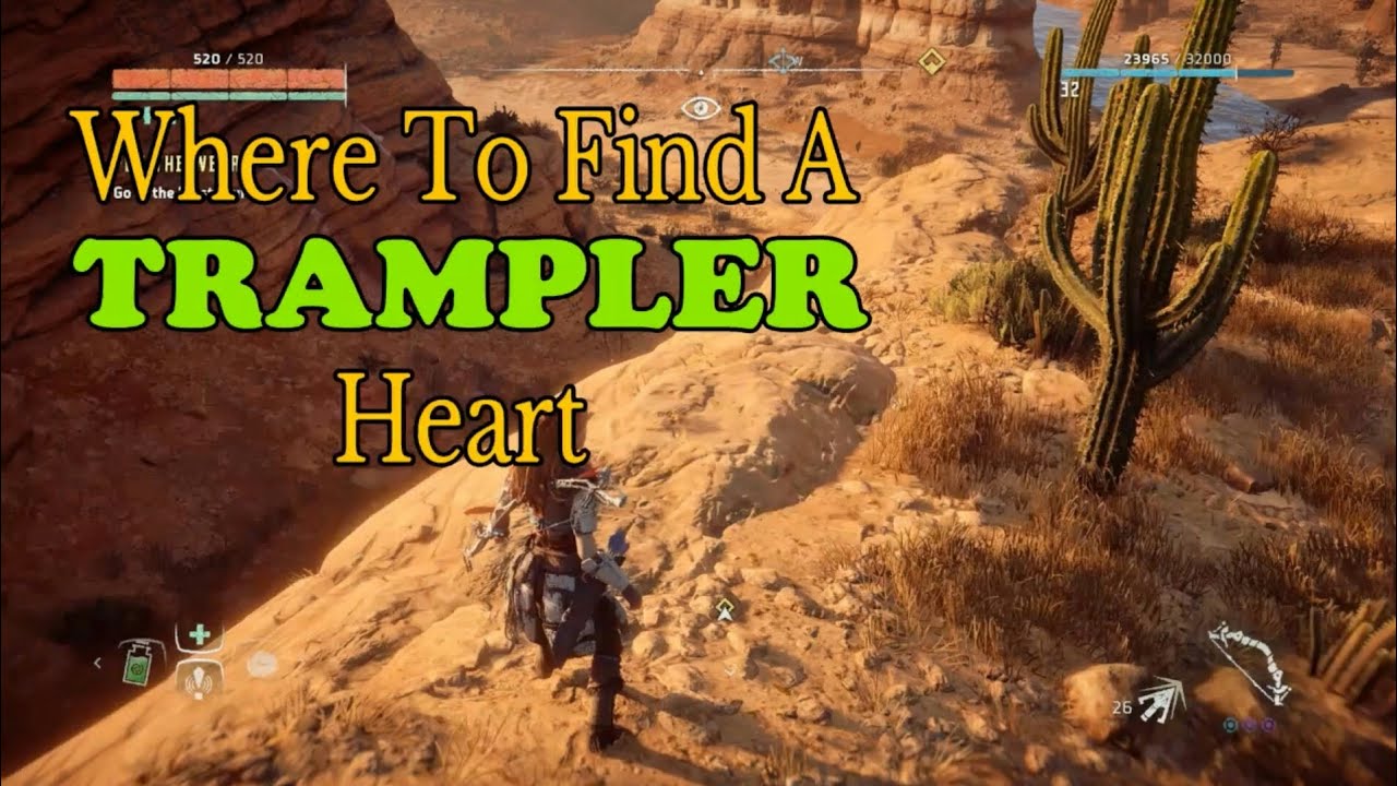 Horizon Zero Dawn - Where To Find A Trampler Heart - YouTube