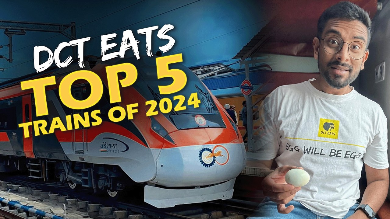 Top 5 TRAIN FOOD Reviews of 2024 On DCT EATS!! 💛🤤 - YouTube