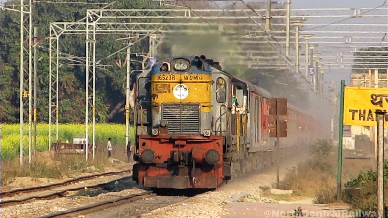 One Of The Last Remaining WDM2 Class Diesel Loco On The Verge Of ...