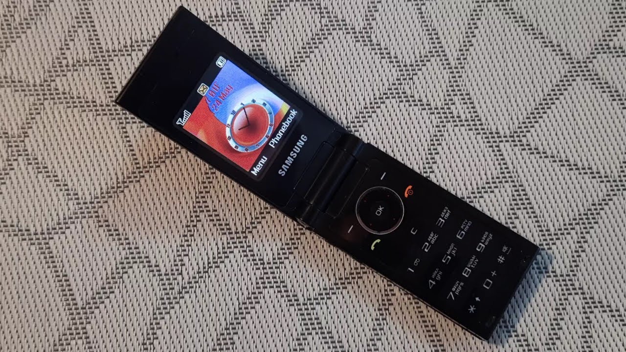 Samsung SGH-X520 incoming call - YouTube