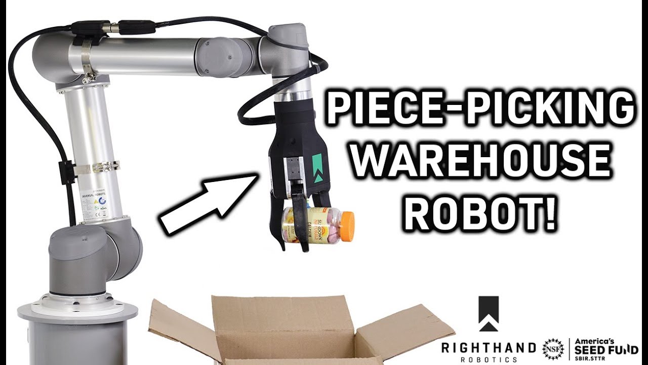 Robot quickly picks and places orders – Righthand Robotics - YouTube