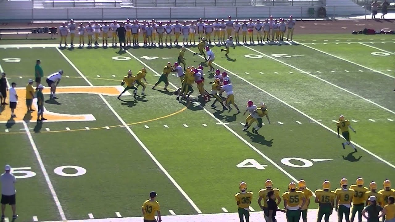 Tracy Bulldogs vs Oakdale 2nd TD (Simpson to Harris) - YouTube