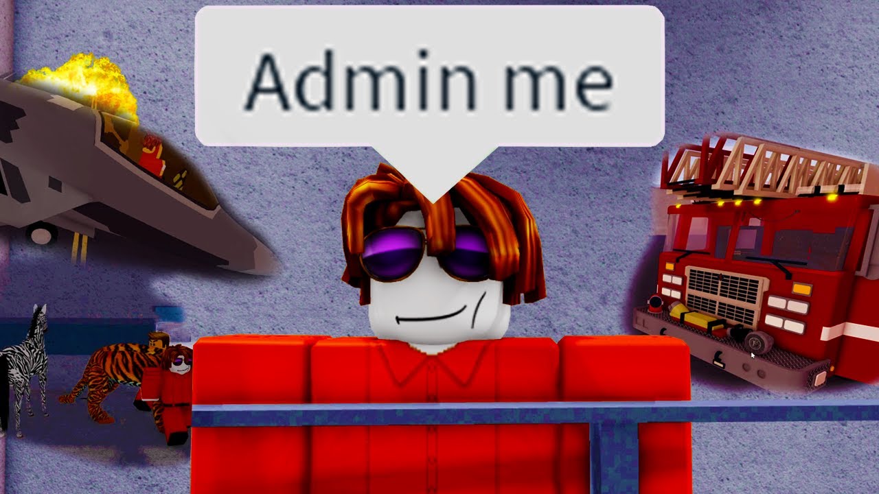 Roblox Admin Funny Moments - YouTube