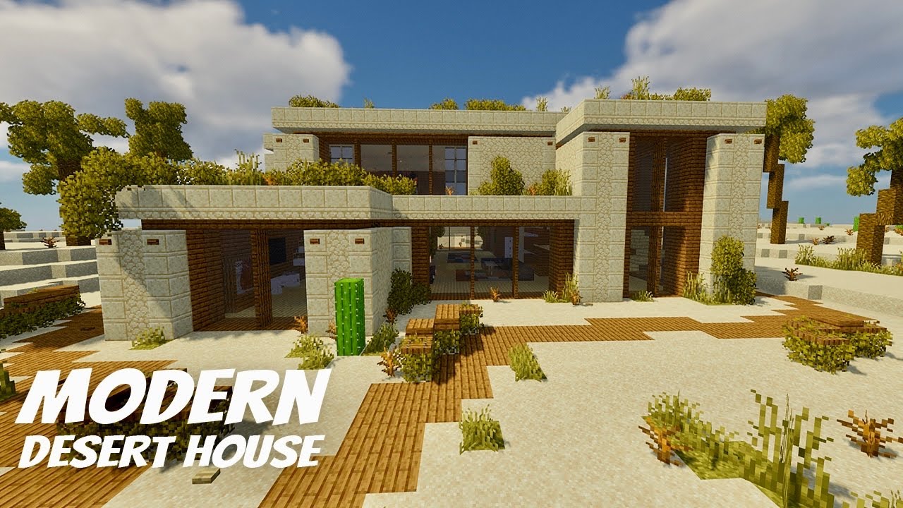 Minecraft: Modern Desert House [Timelapse] - YouTube