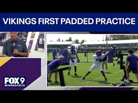 Vikings' defense shines on first day of pads at training camp