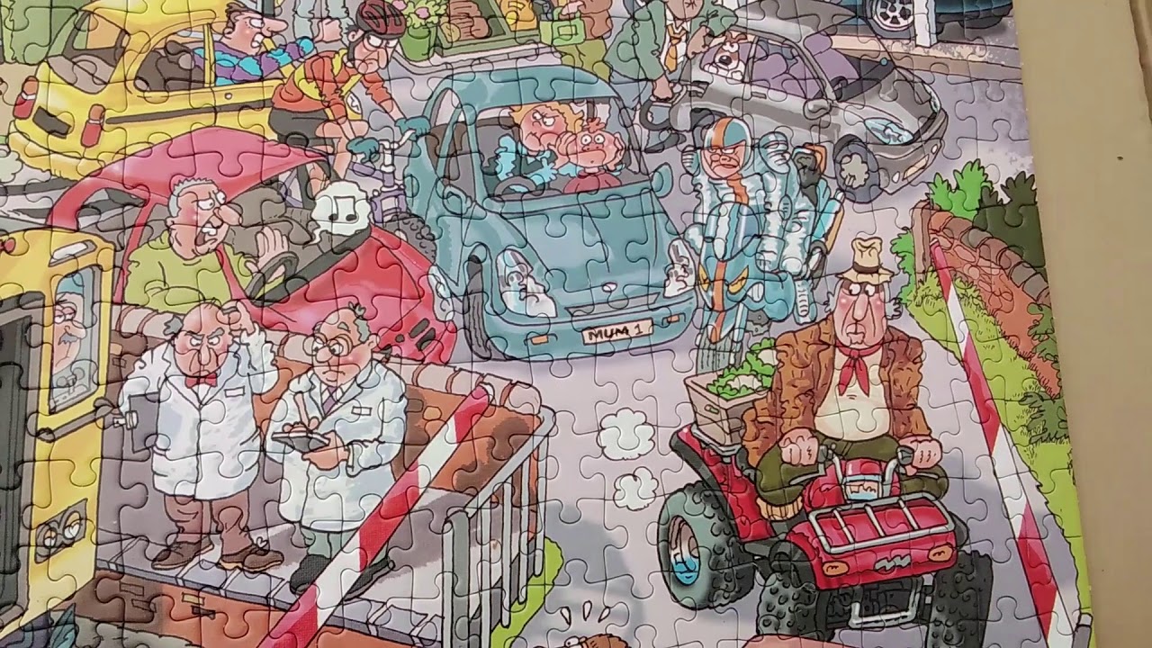 Wasgij Destiny Puzzle 13 Trains - YouTube