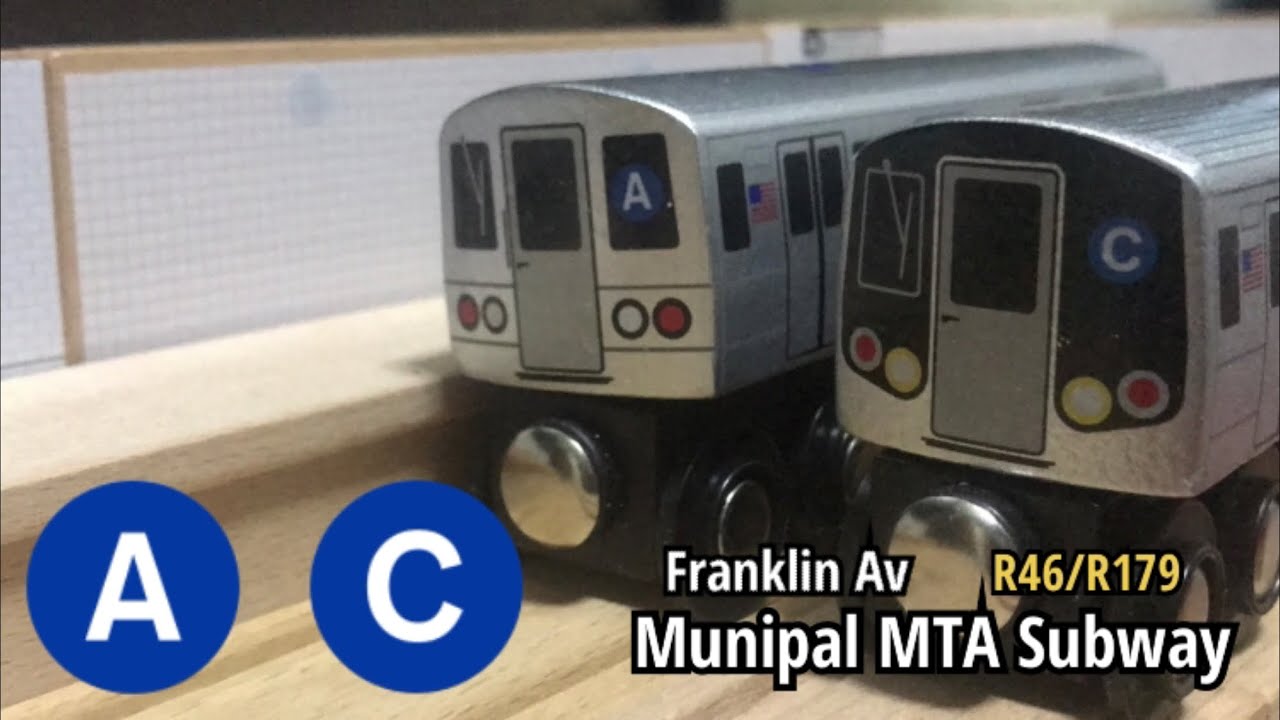 Munipal MTA Subway (A) (C) Franklin Avenue (Short “7 Train action ...