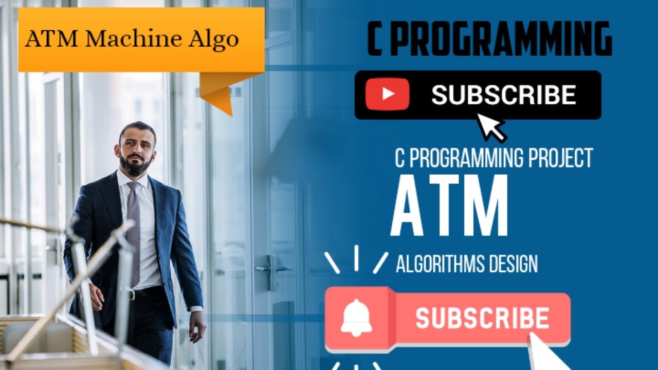 Atm Machine Program In C Language Simple Atm Project Learn Programming In C Cpp Youtube 3795
