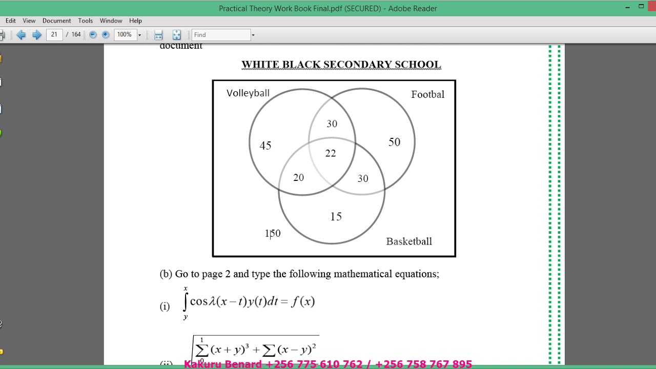 Word Processing On Equations and Formulas - YouTube