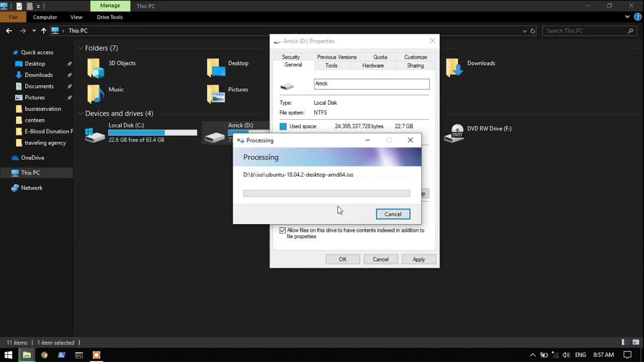 Remove Blue Arrows Icon on File and Folder in Windows 10/2019 - YouTube
