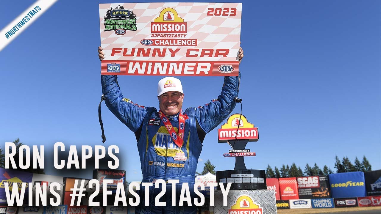 Mission #2Fast2Tasty Challenge Funny Car Winner Seattle: Ron Capps ...