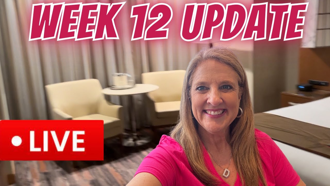 Week 12 Update LIVE from my Hotel Suite! #healthylifestyle #weightloss #exercise - YouTube
