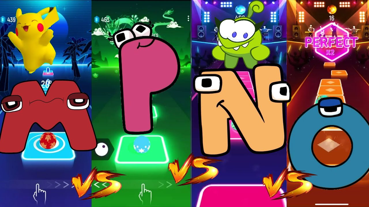 Alphabet lore - Pikachu - Om Nom - Doge meme - BabyBus - Tileshop EDM ...