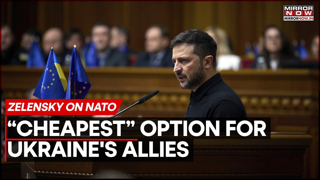 NATO Membership Is The “Cheapest” | Zelenskyy Exclusive Comment On NATO | Top World News 2025 ...