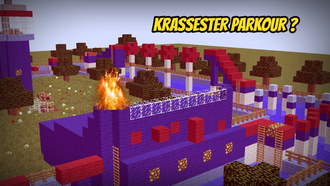 Der KRASSESTE Parkour der Welt 🔥 Wipeout in Minecraft 🔥 Daily Upload ...