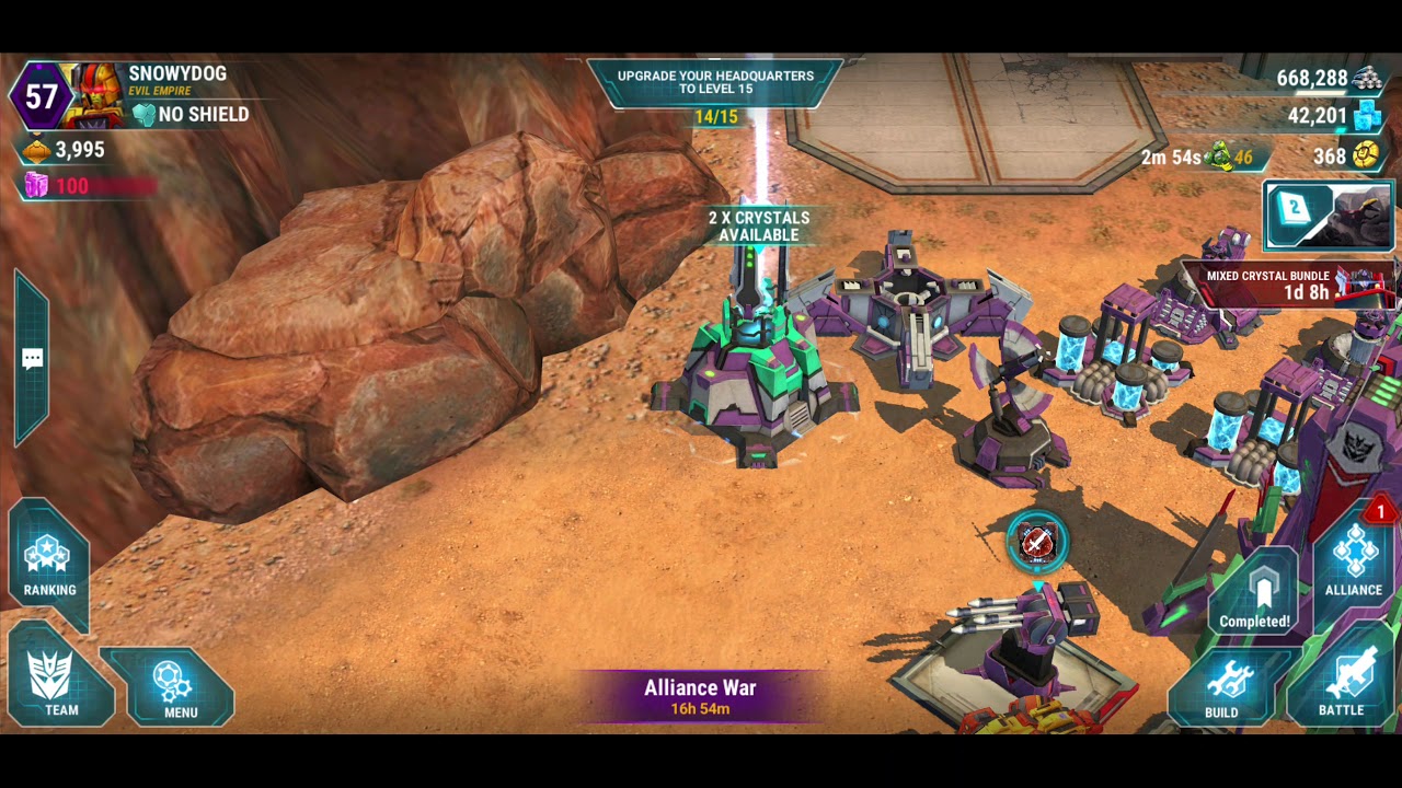 TRANSFORMERS: Earth Wars - Opening OLD GUARD (Decepticon) Crystal - YouTube