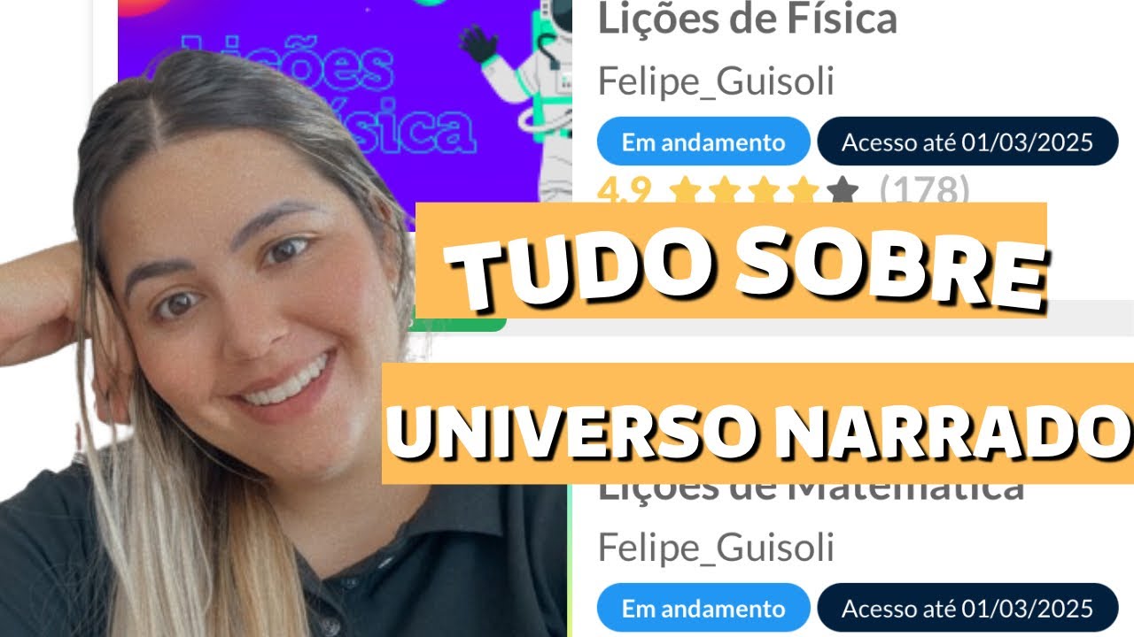 UNIVERSO NARRADO ( CURSO DE FÍSICA E MATEMÁTICA), É BOA PARA O ENEM E VEST. ?| TOUR PELA ...