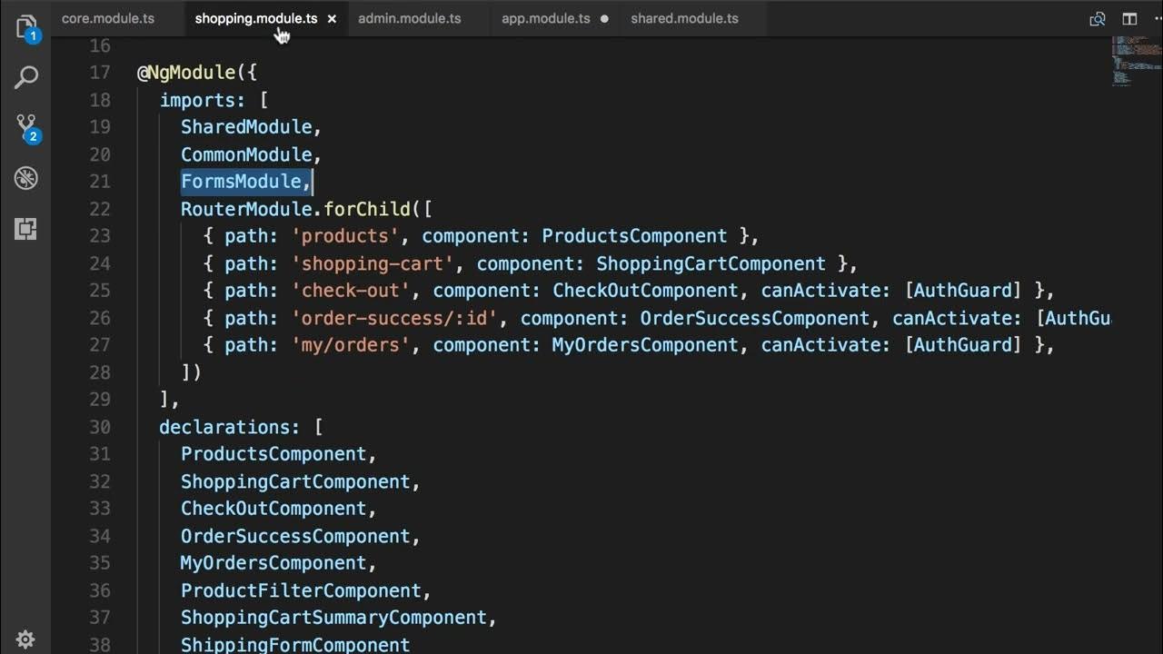 Angular | Beginner to Pro #381 - Importing and Exporting Modules [By Mosh Hamedani] - YouTube
