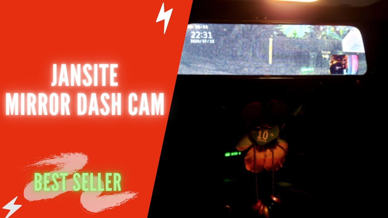 Jansite 10'' Mirror Dash Cam Review & Test 2021 | Front and Rear 1080P ...
