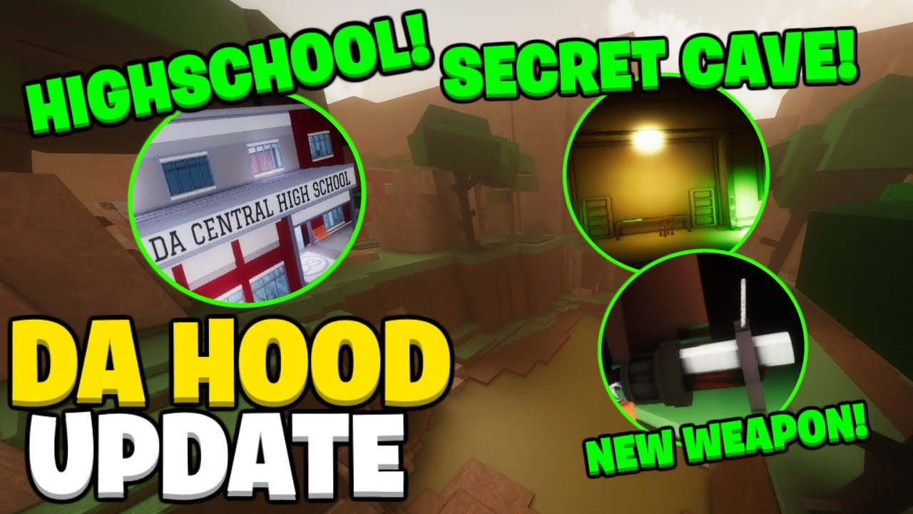 All NEW Da Hood Item LOCATIONS (Highschool, NEW WEAPON, NEW ARMOR ...