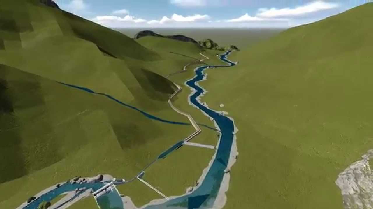 HYDRO POWER 3D ANIMATION OF , KHOTANG - YouTube