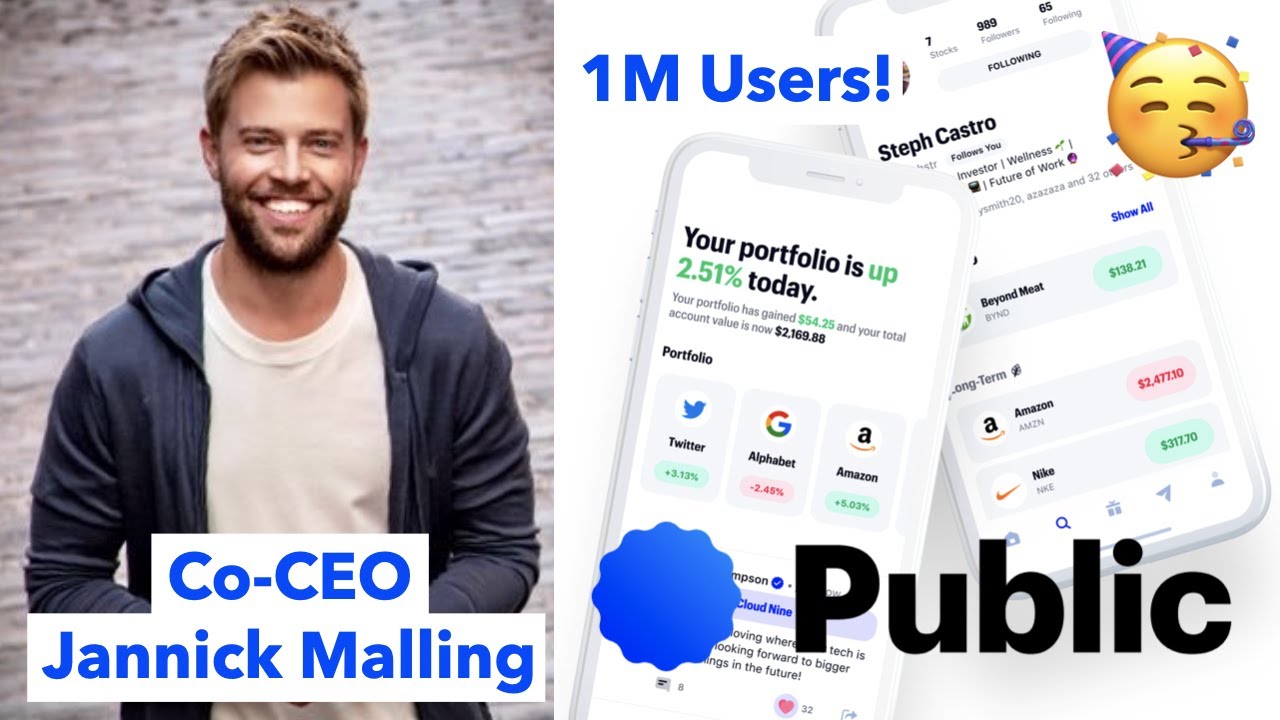 Public Hits 1M Users w/ Jannick Malling - YouTube
