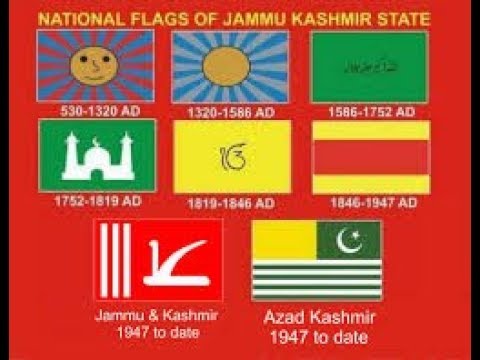 Azad Kashmir flag symbols & history - YouTube
